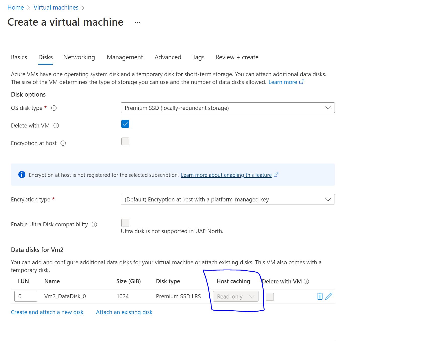 Error While Creating Vm With Shared Disk Microsoft Qanda