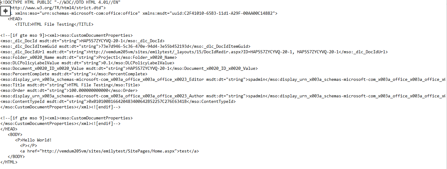 Migrating from SP 2010 to SP Online and its impact on HTM docs ...