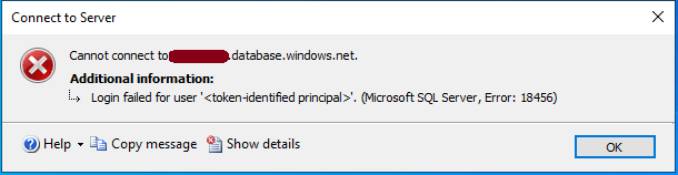 SQL login azure access permission - Microsoft Q&A
