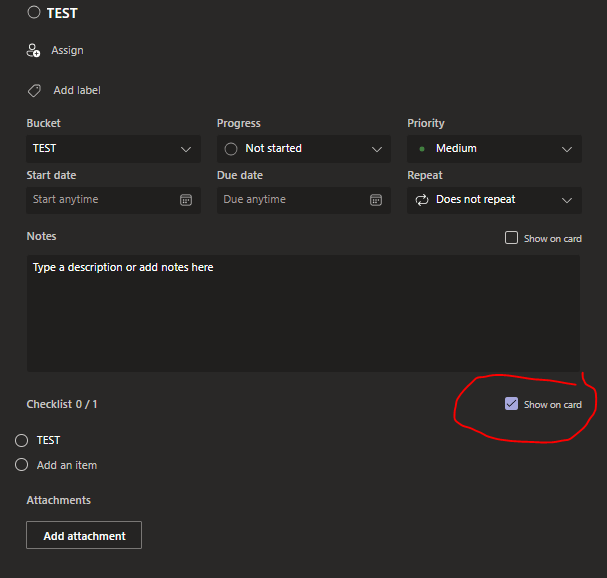 Planner Premium - Can't Add Checklist to Planner Card? - Microsoft Q&A