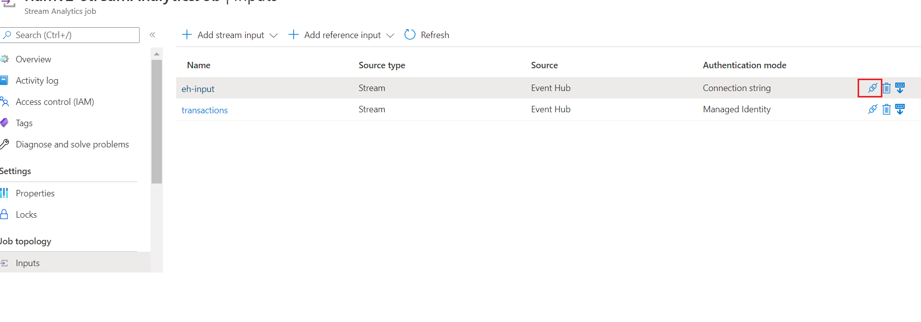 Stream Analytics Query Ui Portal Unable To Connect To Input Source At The Moment Microsoft Qanda