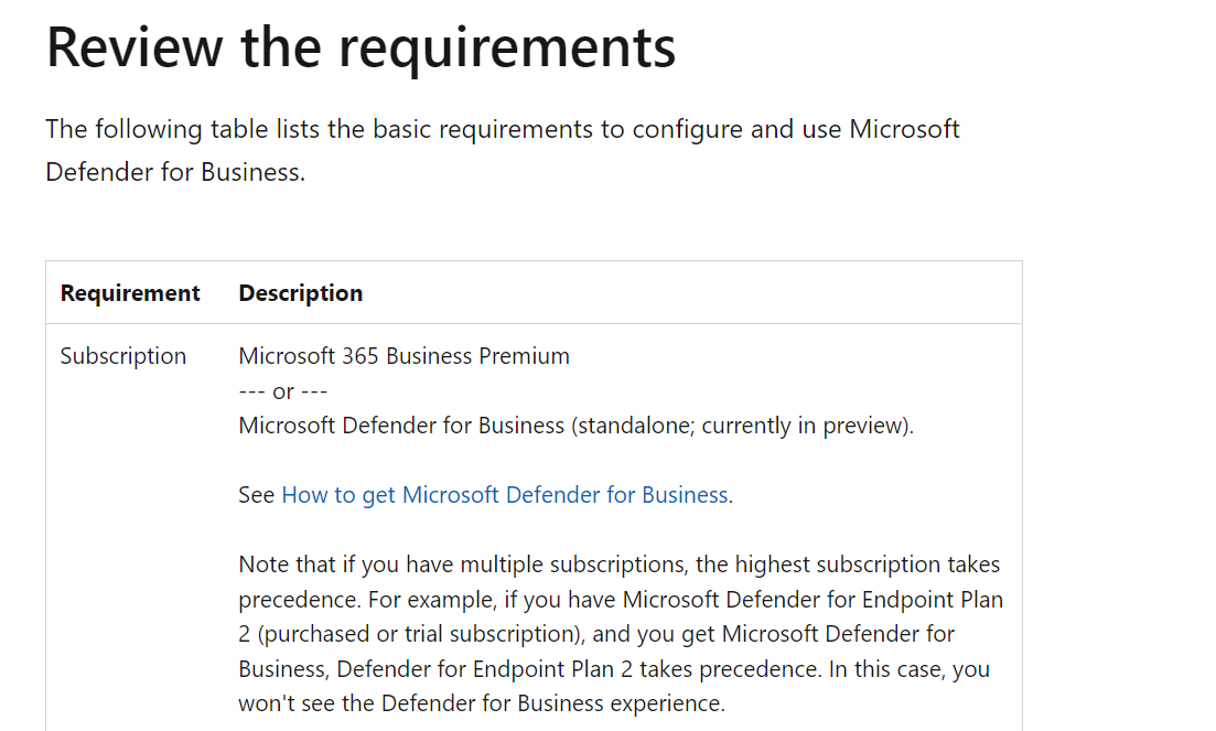Defender Endpoint P2 transition to Defender for Business - Microsoft Q&A