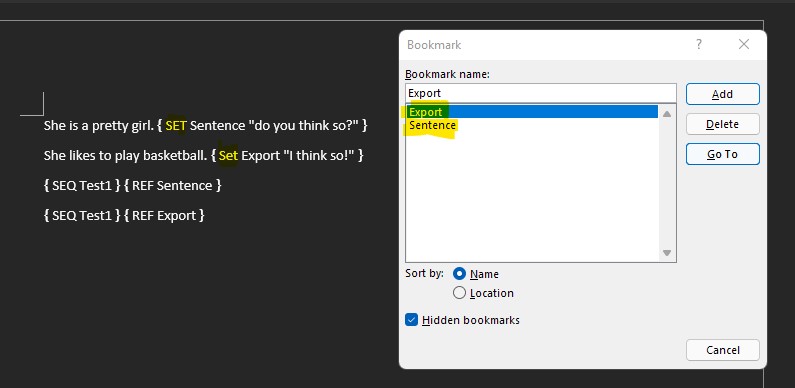 How To Use Filed Code Ctrl F9 To Create Bookmarks In Word 2016 how-to-use-filed-code-ctrl-f9-to-create-bookmarks-in-word-2016