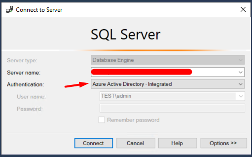 Connect using Azure Active Directory authentication - Microsoft Q&A