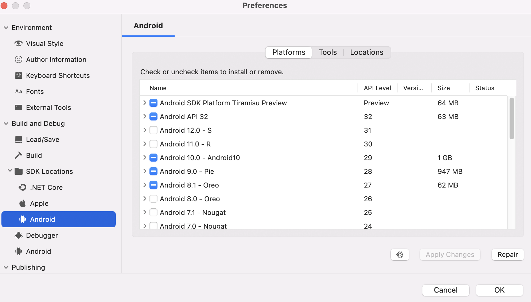 Repairing/Installing Android SDK always fails in Visual Studio for Mac ... Repairing/Installing Android SDK always fails in Visual Studio for Mac ...