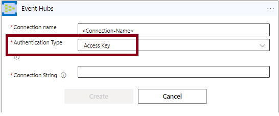 Unable to connect to eventhub from logic apps - Microsoft Q&A