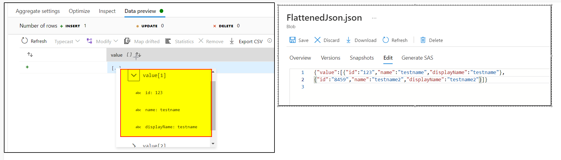 How to flatten the nested object from the array - Microsoft Q&A How to flatten the nested object from the array - Microsoft Q&A