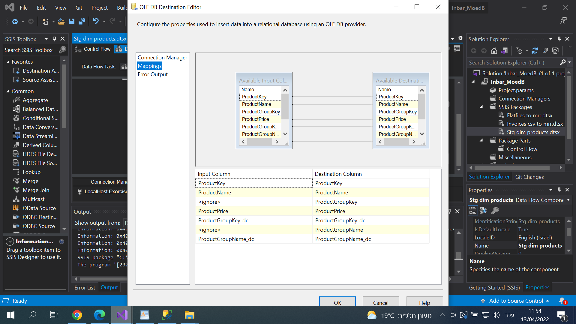 Remove Columns From Destination In Ssis Microsoft Qanda