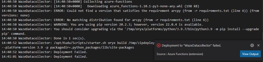 ModuleNotFoundError: No module named 'arcpy' - Microsoft Q&A ModuleNotFoundError: No module named 'arcpy' - Microsoft Q&A