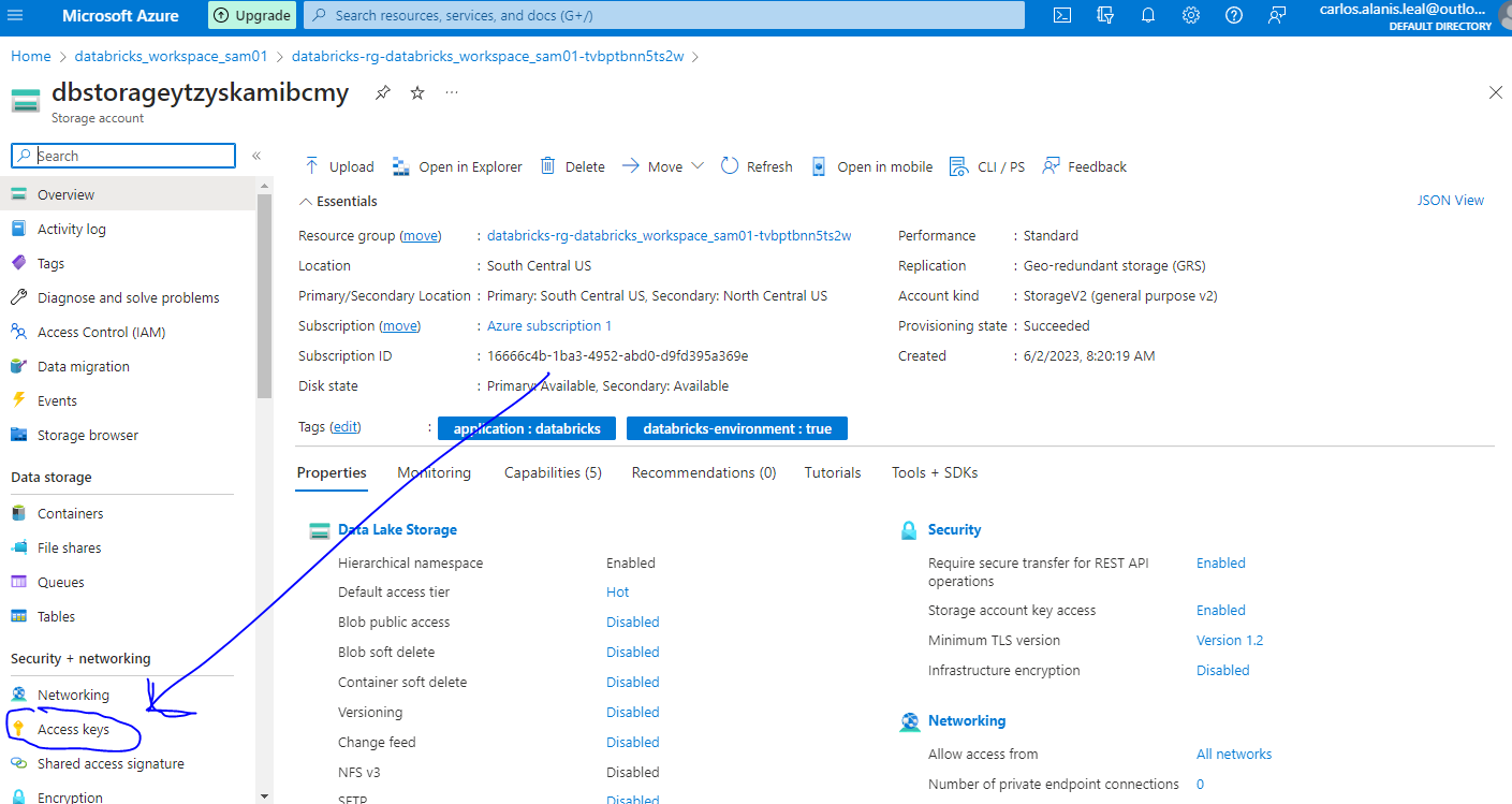 Authentication issue when accessing the Azure Storage account from your ... Authentication issue when accessing the Azure Storage account from your ...