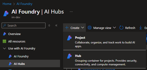 Issue with Greyed Out 'Create Project' Button in Azure AI Content Understanding. - Microsoft Q&A