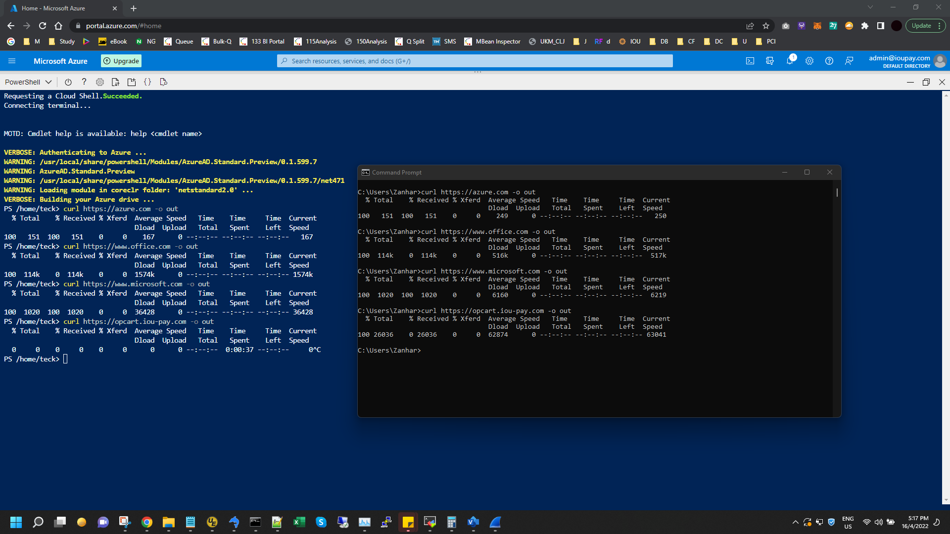 Azure Cloud-Shell unable to establish connection - Microsoft Q&A Azure Cloud-Shell unable to establish connection - Microsoft Q&A