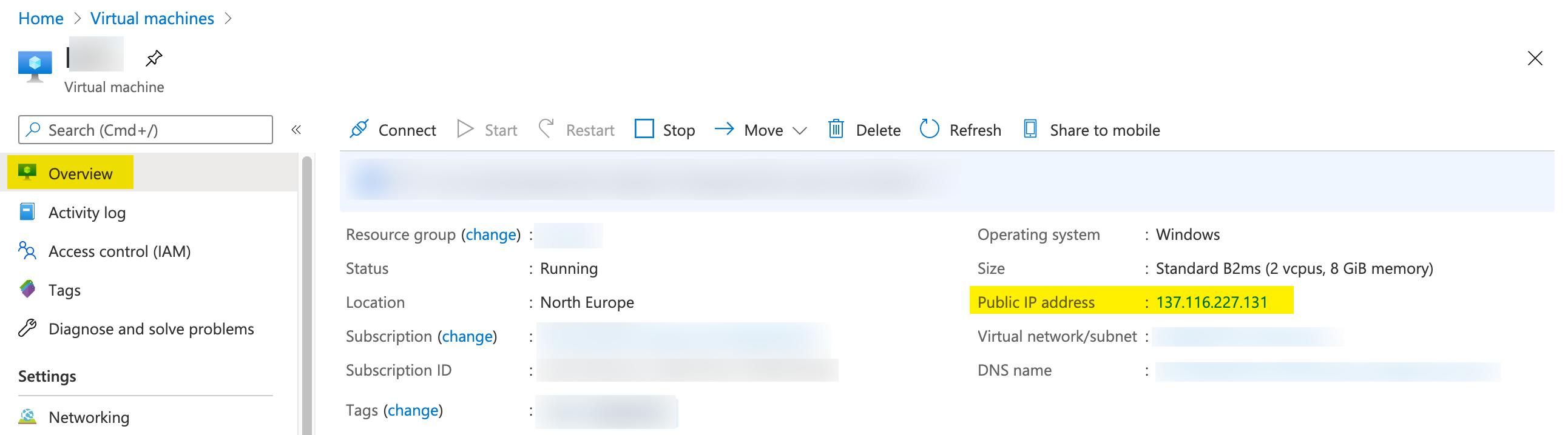 how to check public ip if connecting to a VM - Microsoft Q&A
