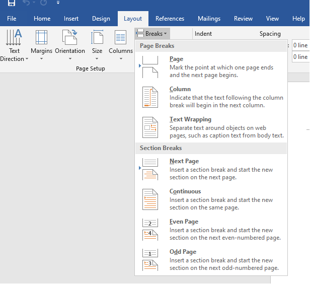 How to run Word 365 page breaks to even pages - Microsoft Q&A