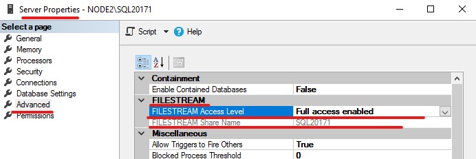 SQL Server FileStream Windows Share Missing and Not showing up in one ...