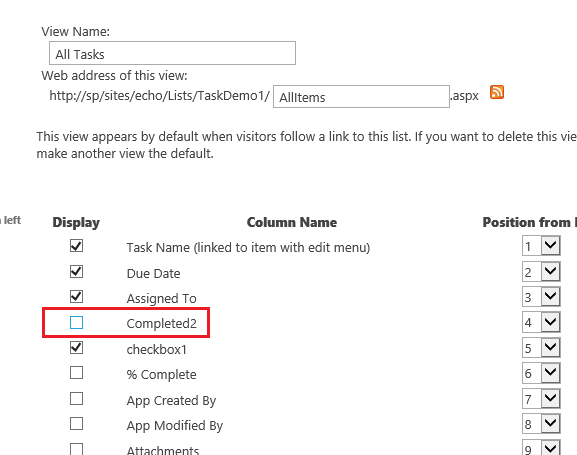How To Convert Column Completed Value From Text Yesno To A Checkbox In Sharepoint List 7341