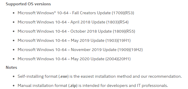 Intel Graphics driver downgrade - Microsoft Q&A