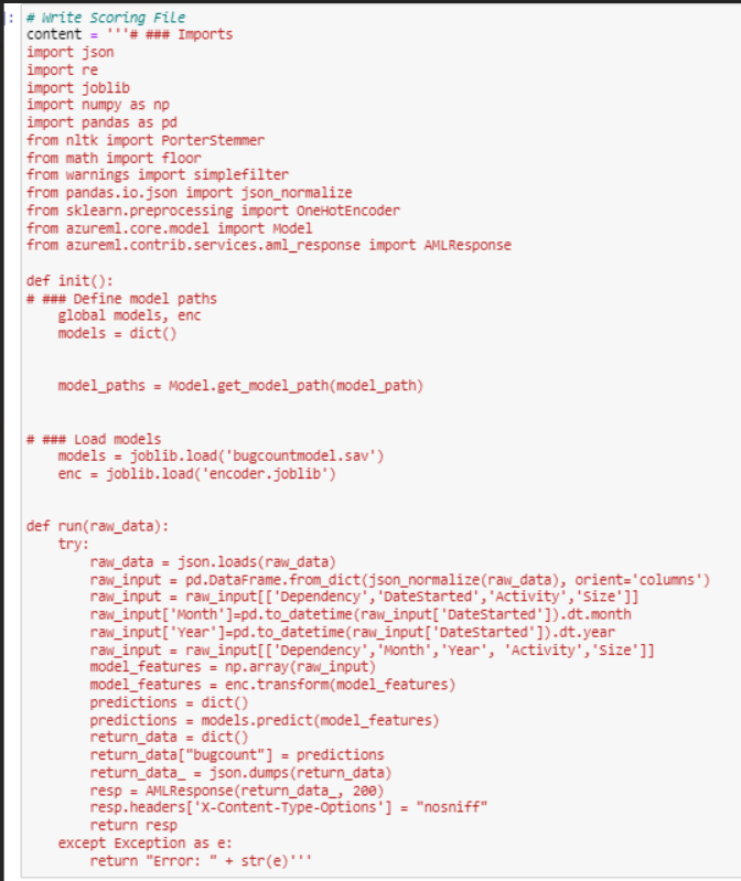 Error In Init Function During Azurel Ml Deployment Due To Model Path Definition Microsoft Qanda 2082