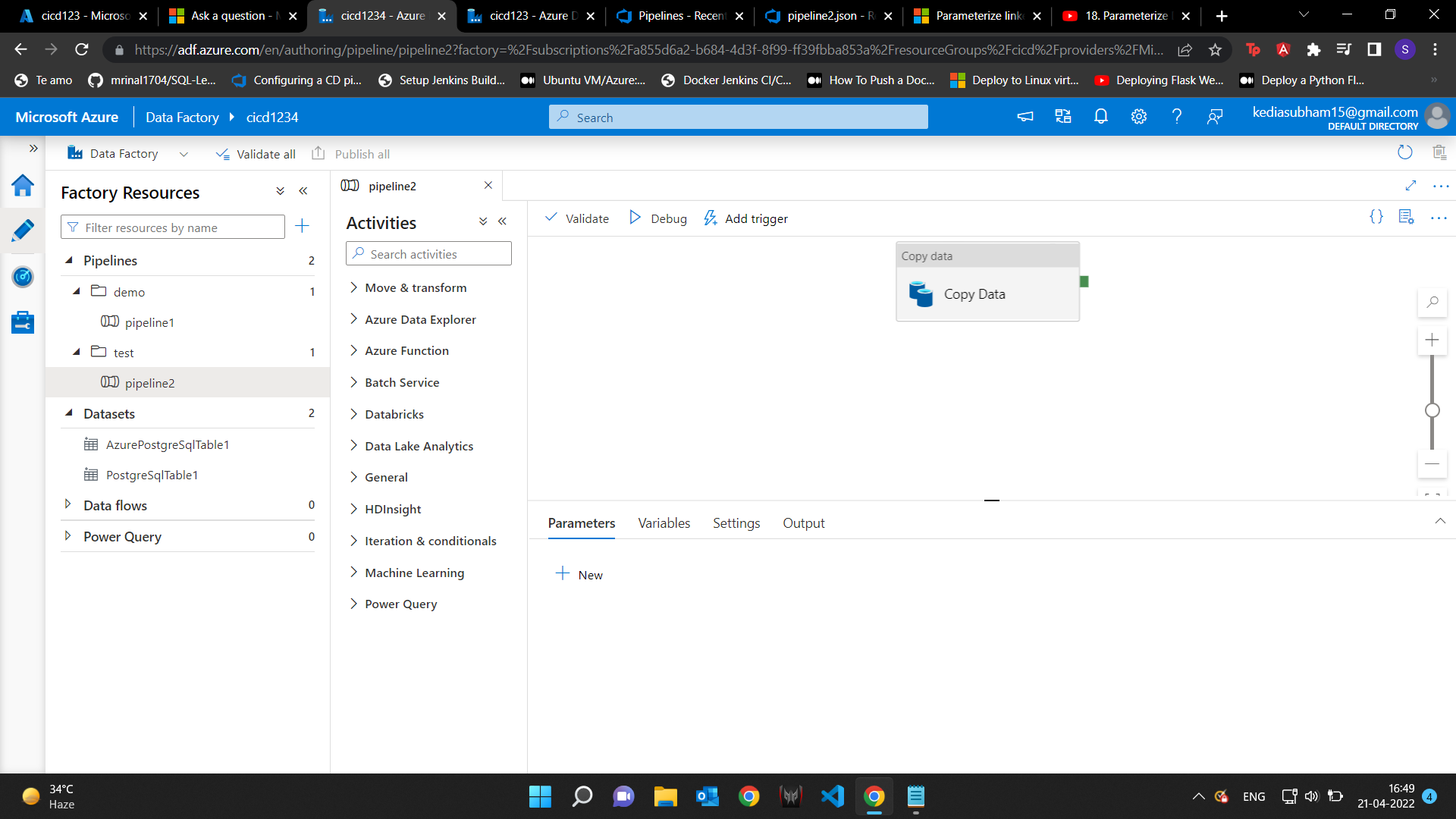 How To Parameterize Postgresql Linked Service Microsoft Qanda 4596