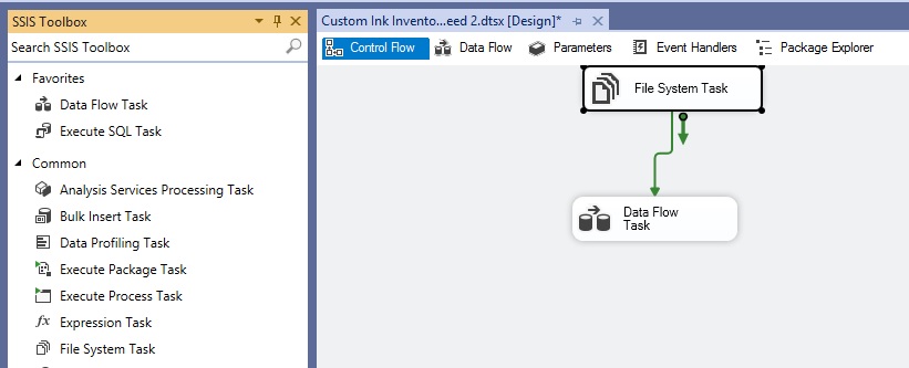 File System Task not displayed in the toolbox - Microsoft Q&A