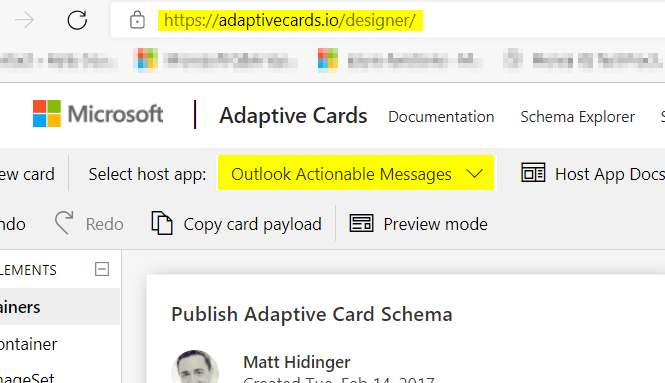 Can we add a adaptive card in send an email option in Logical app ...