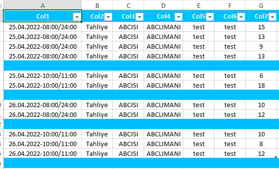 EPPlus C# - Add Separators Between Duplicate Rows - Microsoft Q&A EPPlus C# - Add Separators Between Duplicate Rows - Microsoft Q&A