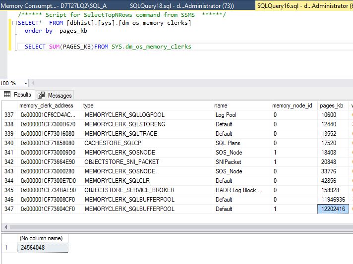 memory usage (MEMORYCLERK_SQLBUFFERPOOL) keeps increasing in sql server ... memory usage (MEMORYCLERK_SQLBUFFERPOOL) keeps increasing in sql server ...