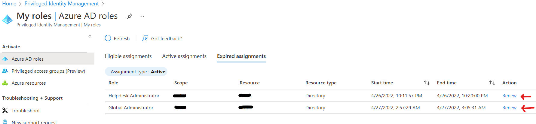 Behavior of users whose role has expired - Microsoft Q&A