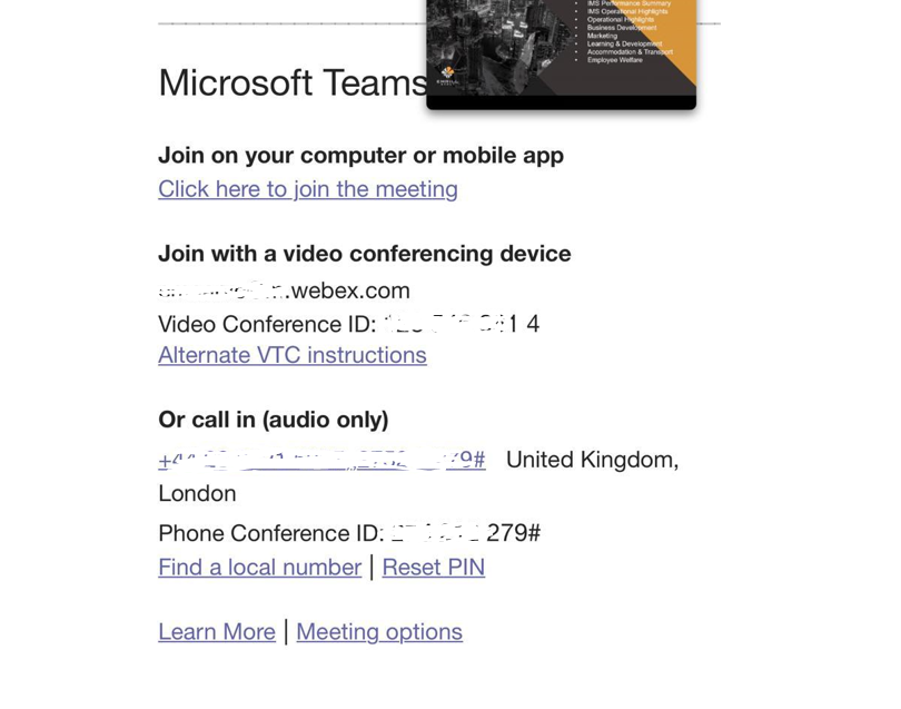 Teams Meeting being joined by an unknown user every time - Microsoft Q&A