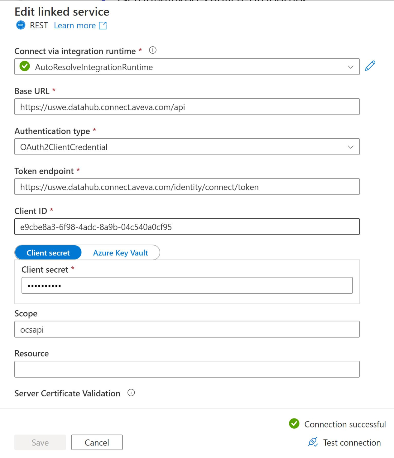 Rest Connector In Azure Synapse Sends The Resource Header Even When Resource Field Is Empty