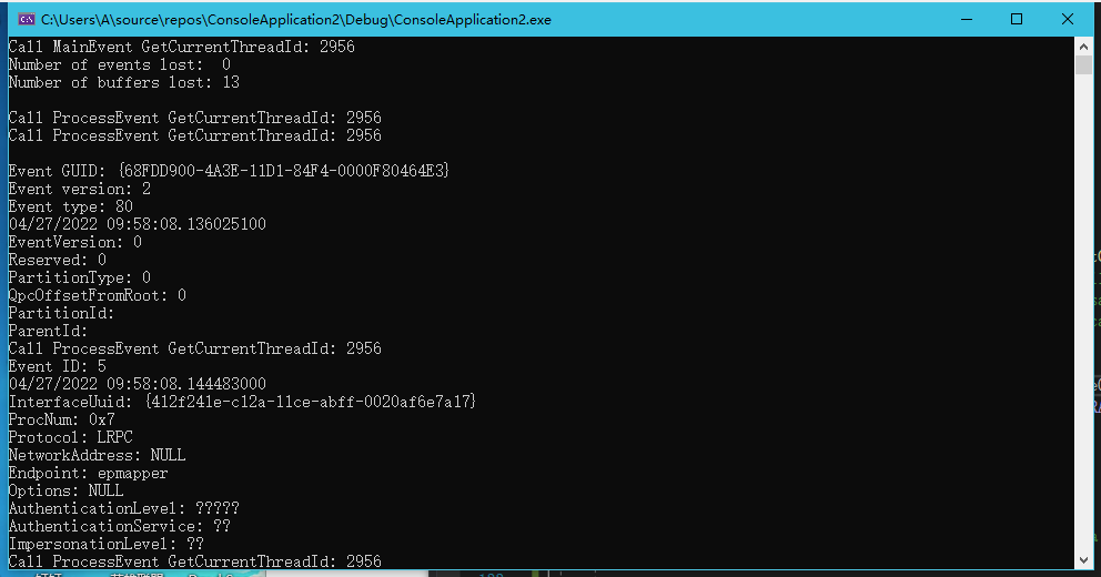 Are all of ProcessTrace's PEVENT_RECORD_CALLBACK callbacks executed on the same thread ...