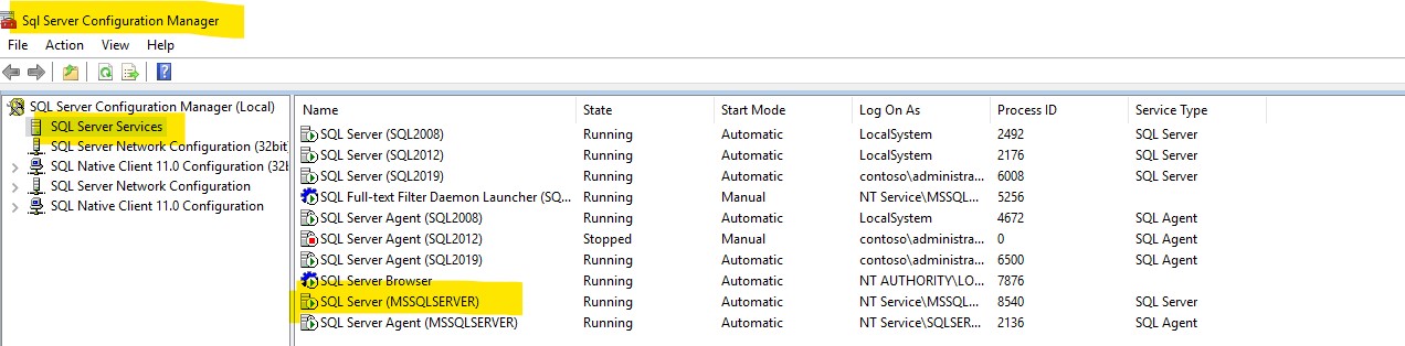 Where Can I Find Servername And Instance Name To Usethem In Sqlcmd Command Microsoft Qanda