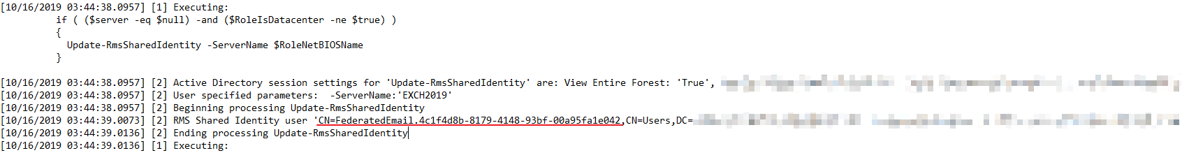 error during setup exchange 2019 - Microsoft Q&A
