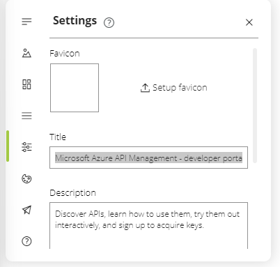 Azure API Management Development portal editor adding an additional ...