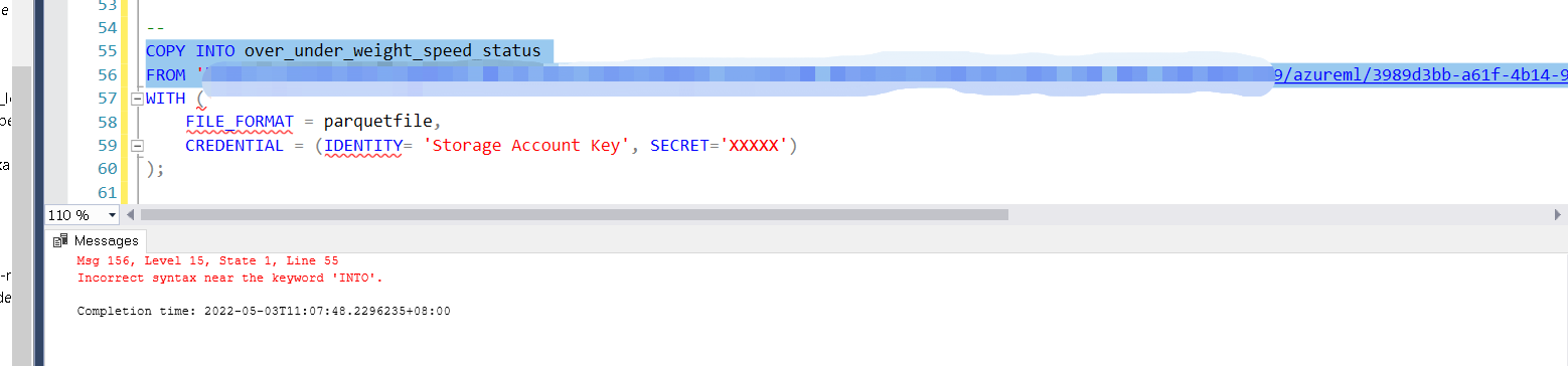 Question about 'Copy Into From' - Microsoft Q&A
