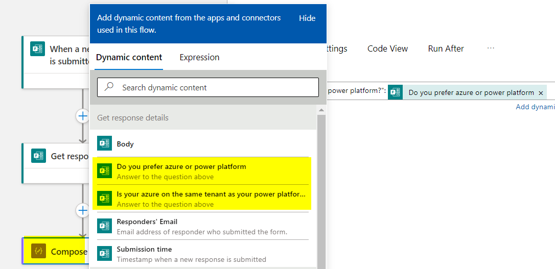 Microsoft forms responses are not available in logic app workflow - Microsoft Q&A