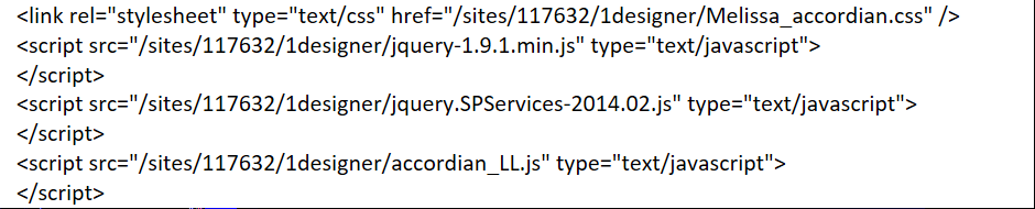 Sharepoint Accordion And Cascading Javascript Microsoft Qanda