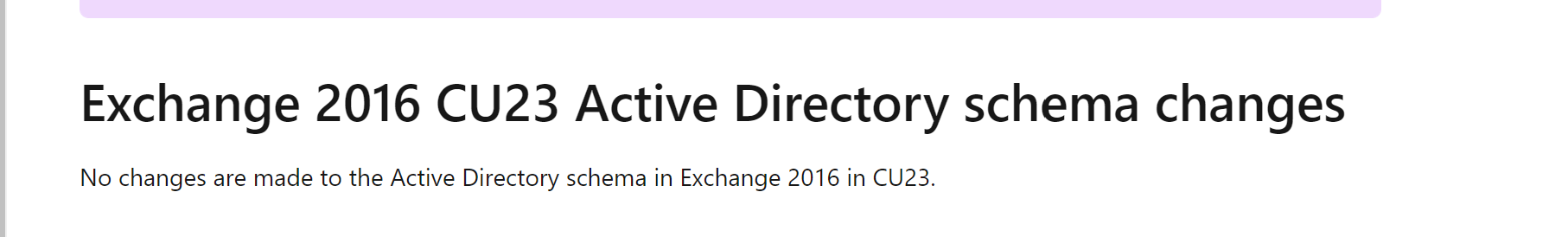 CU23 Update in Exchnage 2016 - Microsoft Q&A