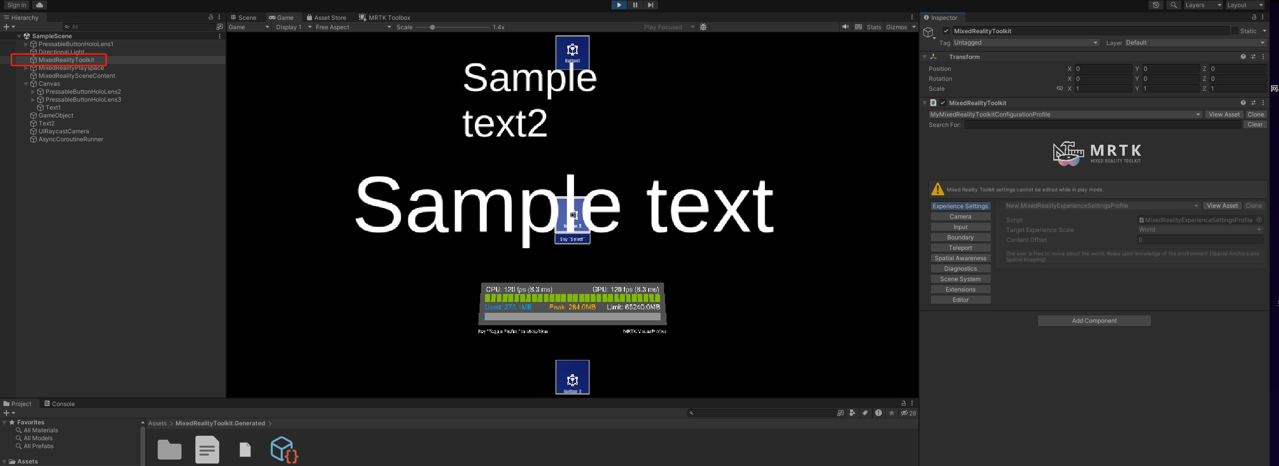 The MRTK app's screen cant be moved with my head - Microsoft Q&A