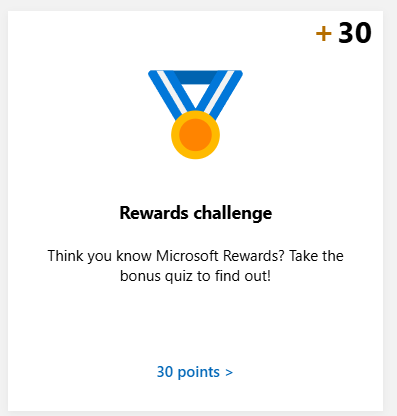 Rewards Challenge - Bonus Quiz Issue - Microsoft Q&A