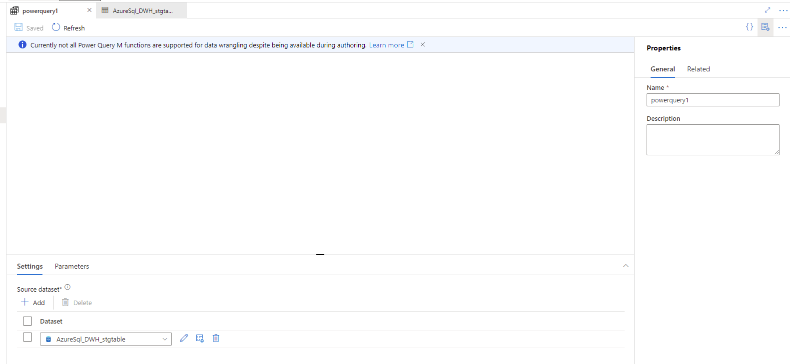 Data Factory Power Query Is Empty And Not Loading Microsoft Qanda 