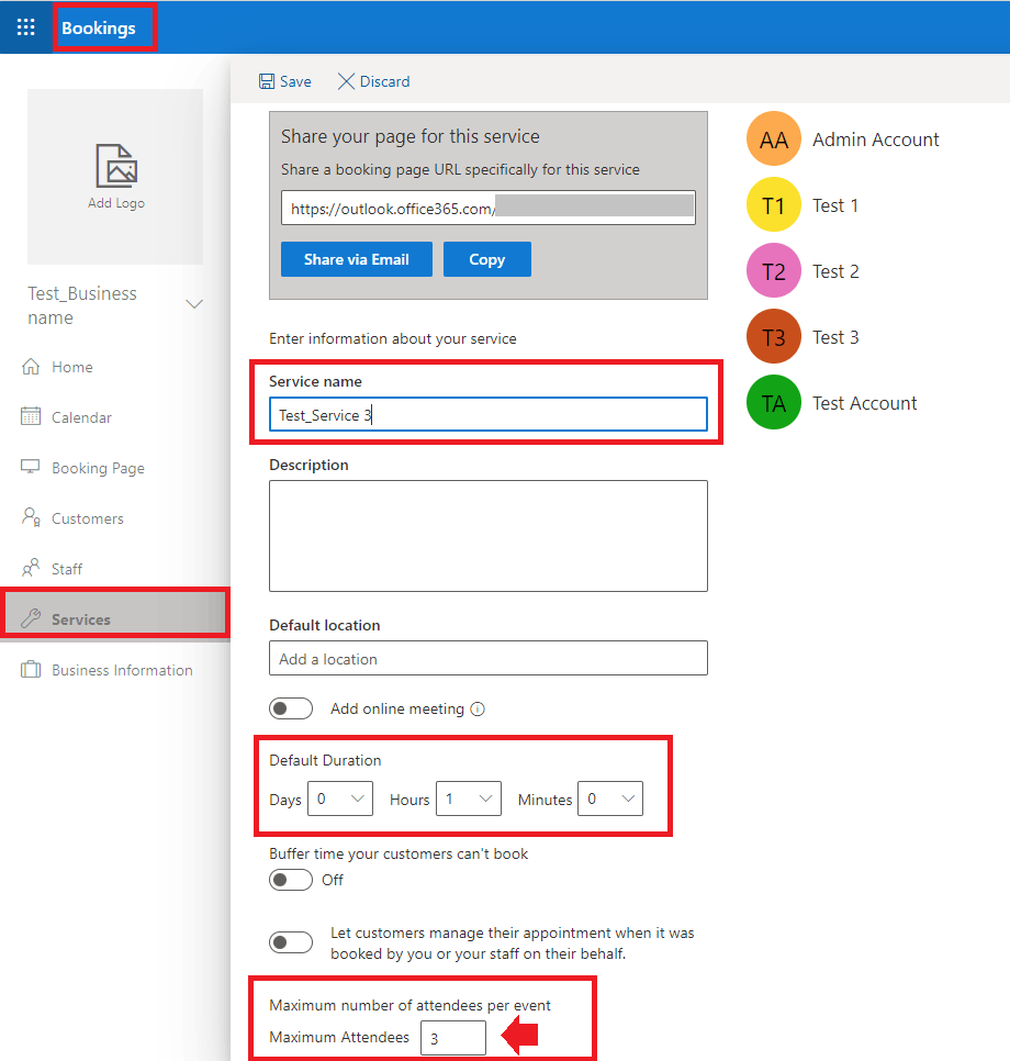 Group bookings functionality in Microsoft Bookings doesn't work, what ...