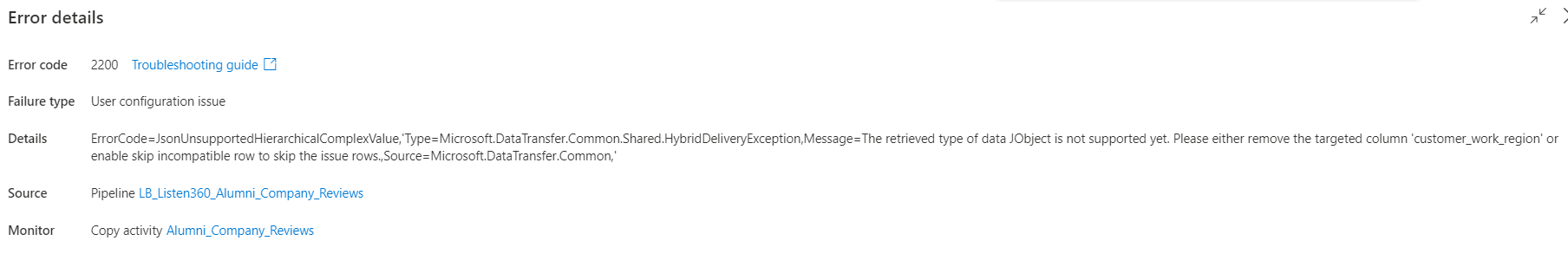 Mapping of XML in ADF - Microsoft Q&A