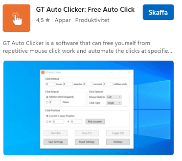 Does the auto clicker: GT auto clicker in Microsoft store have a virus ...
