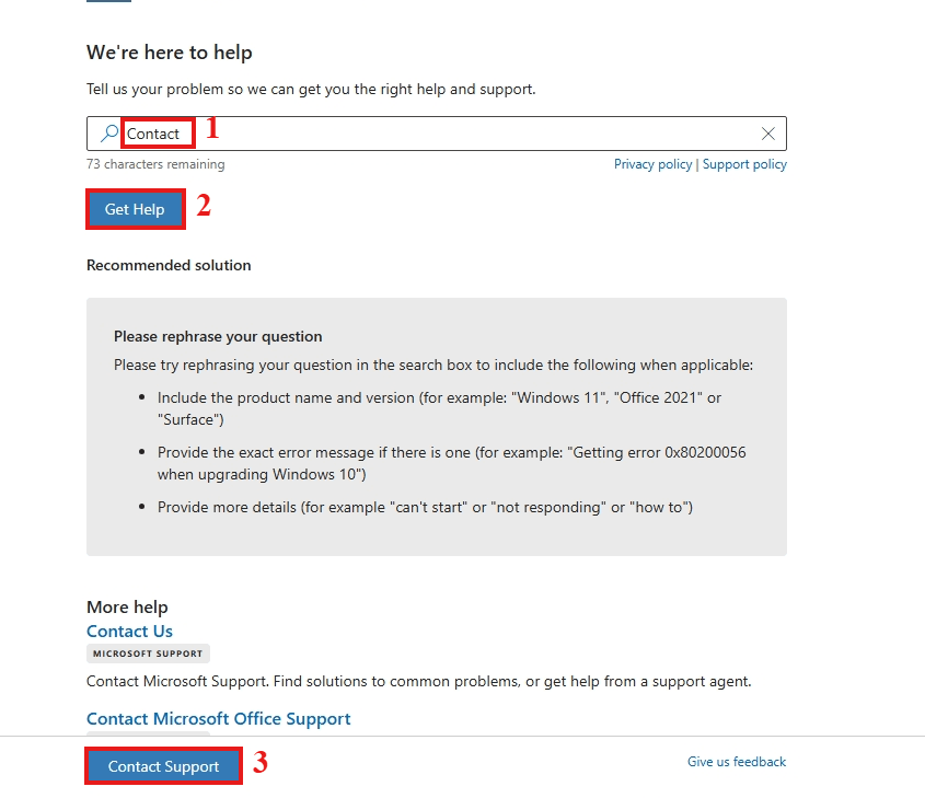 how can i chat with a live support. - Microsoft Q&A