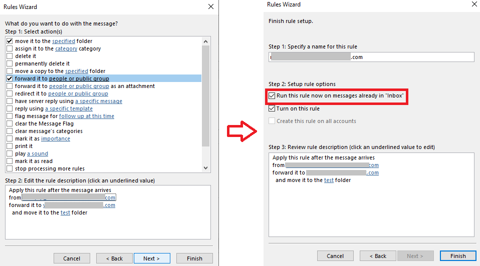 Outlook and automatically forward mails from folder - Microsoft Q&A