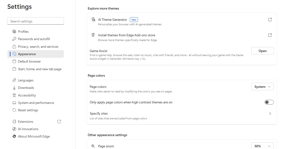 Edge suddenly not displaying graphics or colors look monochromatic ...
