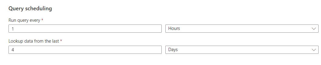 Analytic Rule - Query Scheduling - Sentinel - Microsoft Q&A Analytic Rule - Query Scheduling - Sentinel - Microsoft Q&A
