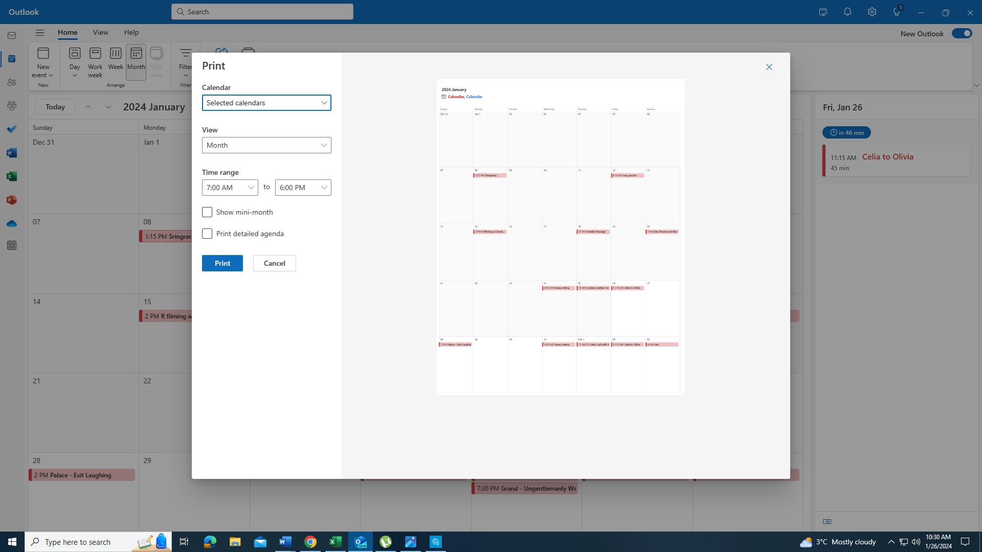 NEW Outlook will not print in Landscape view - Microsoft Q&A