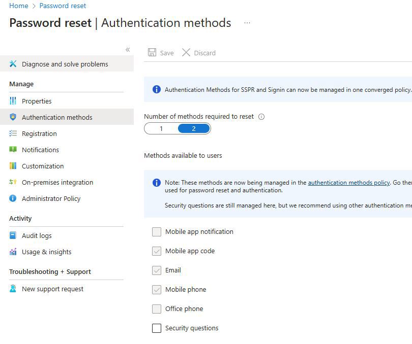 Keep poup “More information required" for every sign in on 365 Admin ...